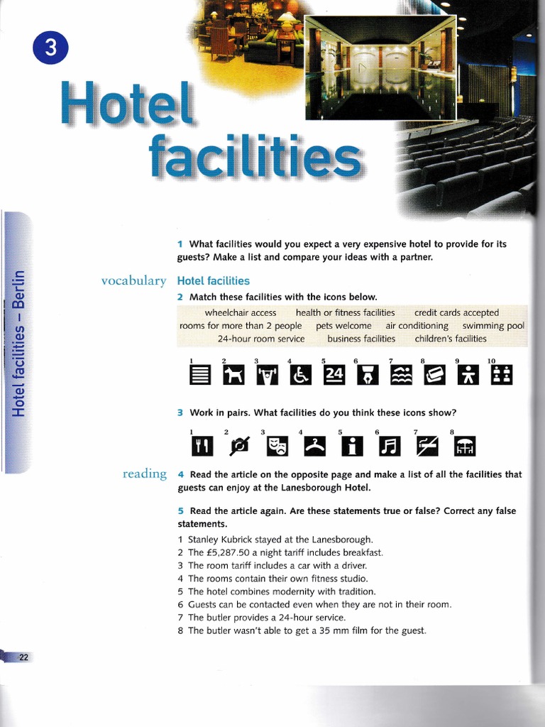 Materials 5-Hotel Facilities | PDF | Hotel