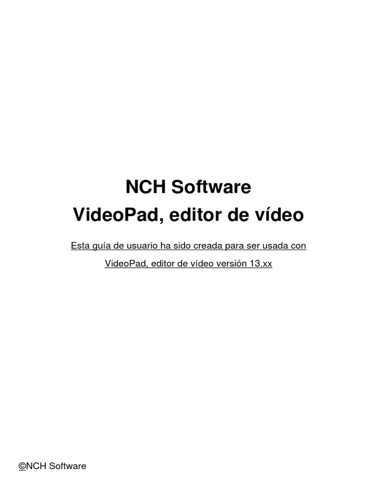 Video Pad Editor | PDF | Software | Youtube