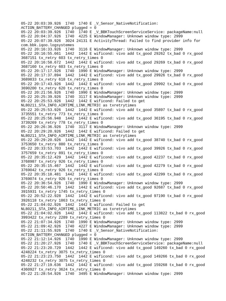 Log | PDF | Operating System Technology | Software Engineering