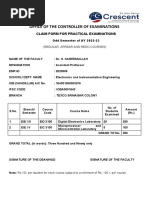 Examination Duty Exchange Request Form | PDF