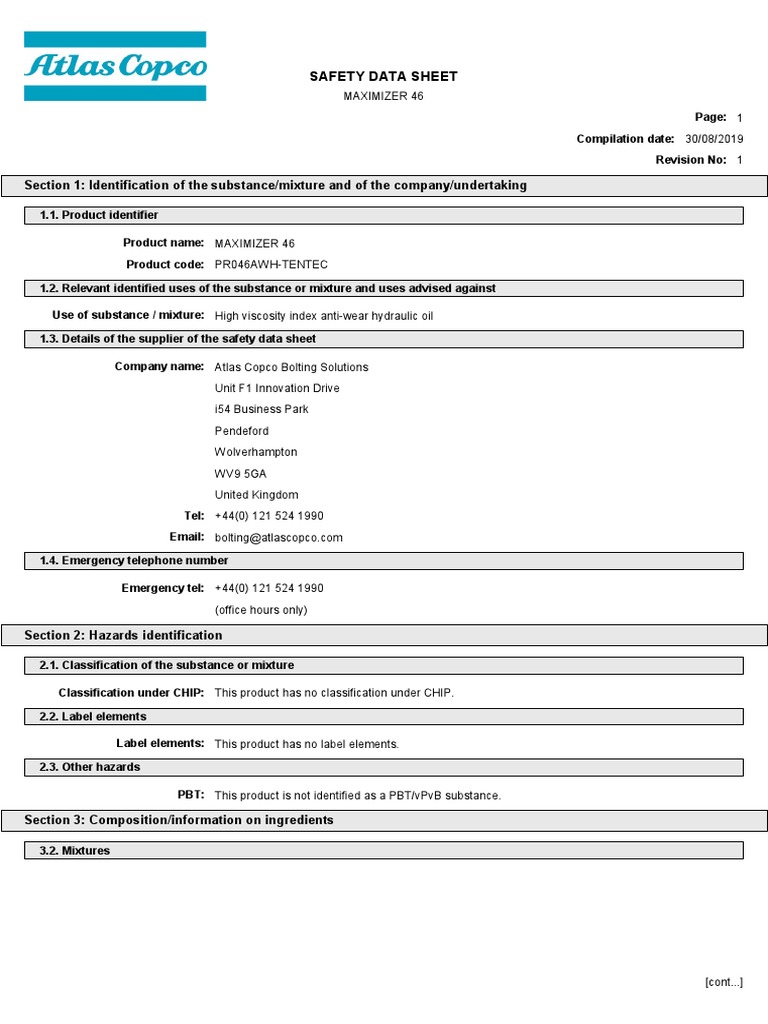 Atlas Copco | PDF | Waste Management | Personal Protective Equipment