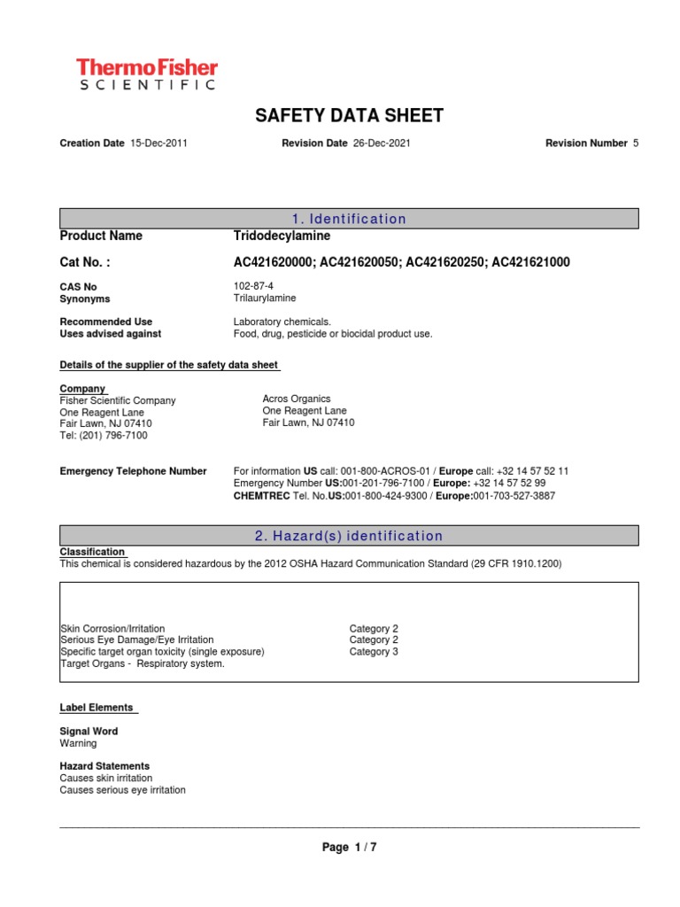 Alamine 304 052523 | PDF | Carbon Dioxide | Personal Protective Equipment