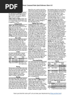 Bolt Action v3 - Quick Reference Sheet v0.50 | PDF | Anti Tank Warfare | Mortar (Weapon)