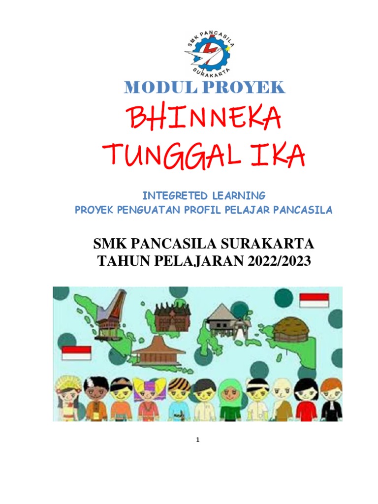 Modul Proyek Bhinneka Tunggal Ika Pancasila 2 | PDF