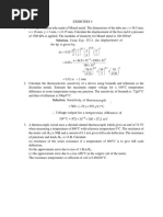 Solved Problems Thermal Stress | PDF