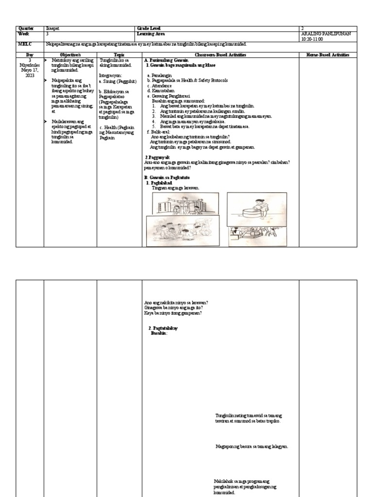 COT AP Q4 W3 May 17 | PDF