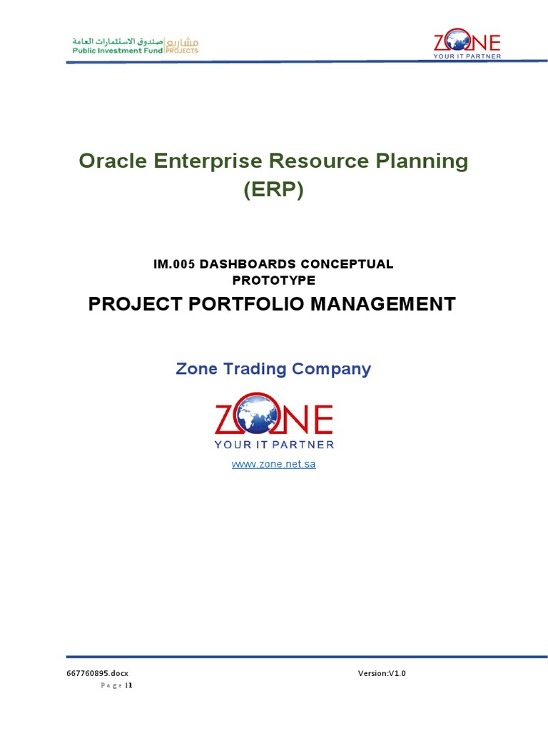 WDC Erp PPM Im005 Dashboards v1.0 | PDF | Parameter (Computer ...