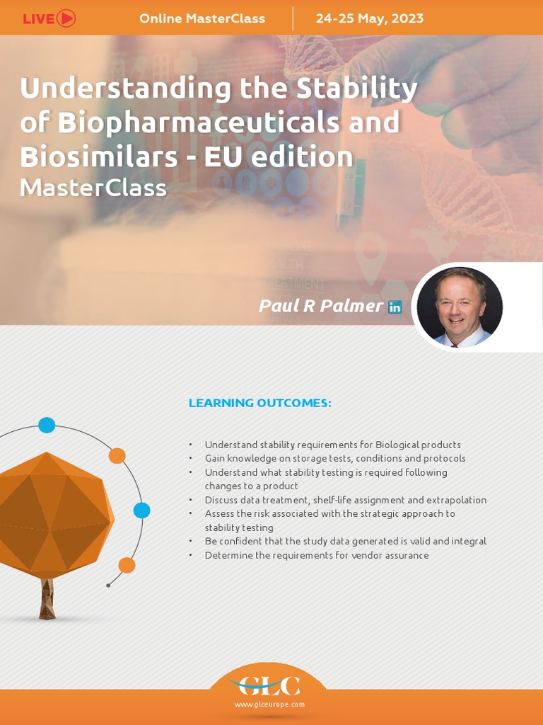 Understanding The Stability of Biopharmaceuticals and Biosimilars - Info+booking (CMC Acino ...