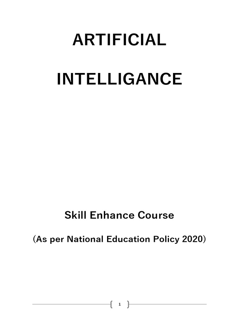 Artificial Int Text Book | PDF | Artificial Intelligence | Intelligence (AI) & Semantics