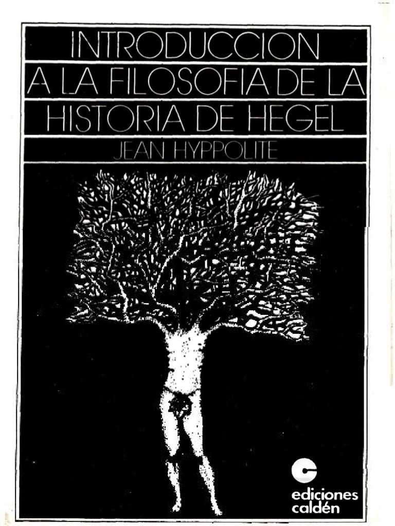 Hyppolite, Introducción A La Filosofía de Hegel | Descargar gratis PDF | Georg Wilhelm Friedrich ...
