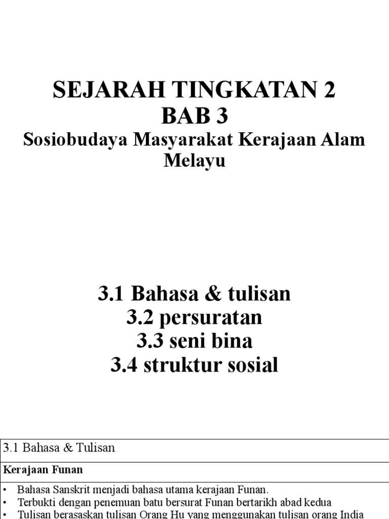 Sejarah Bab 3 | PDF