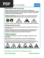 Lift Rescue Sop | PDF | Elevator | Manufactured Goods
