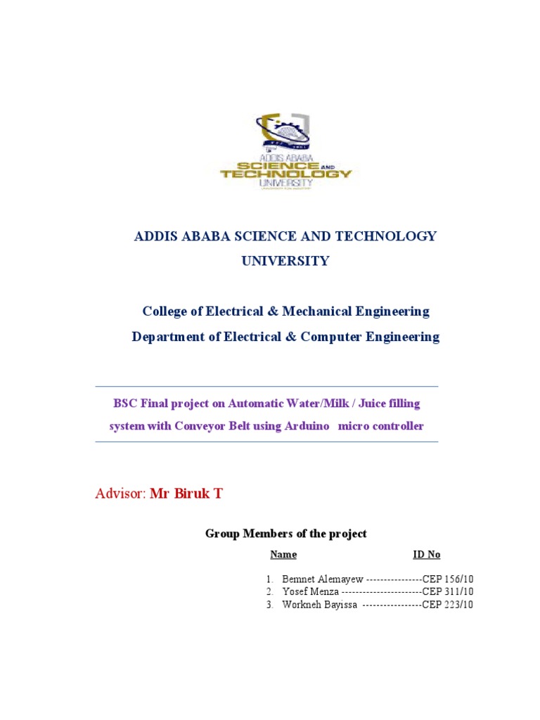 Project Proposal | PDF | Automation | Arduino