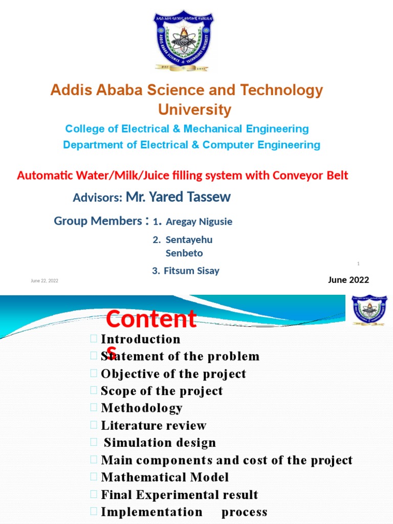 Final Project Presentation Edited1 | PDF | Automation | Microcontroller