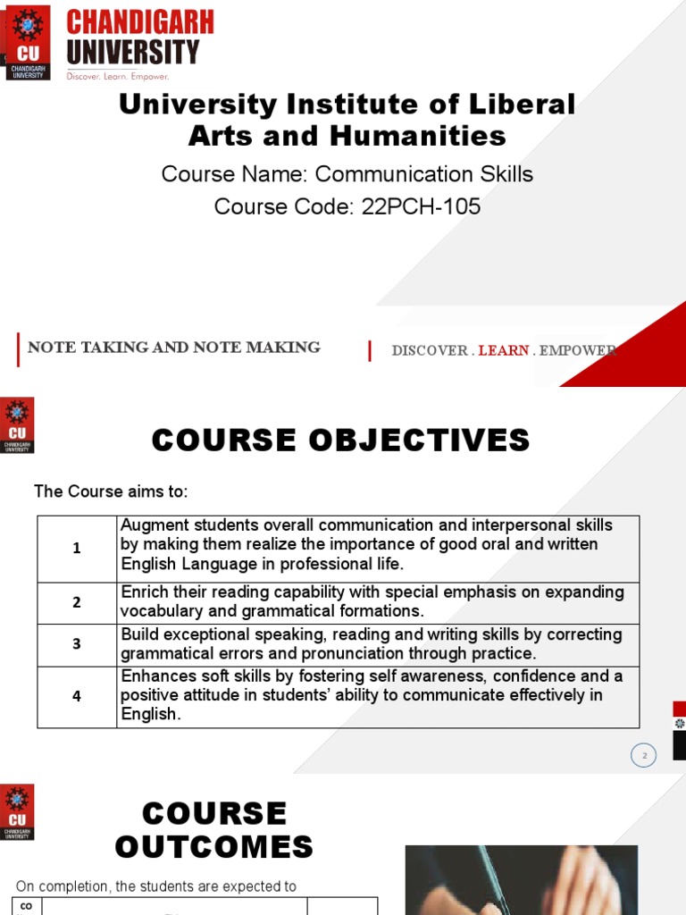 Note-Taking and Note-Making | PDF | Communication | Psychology