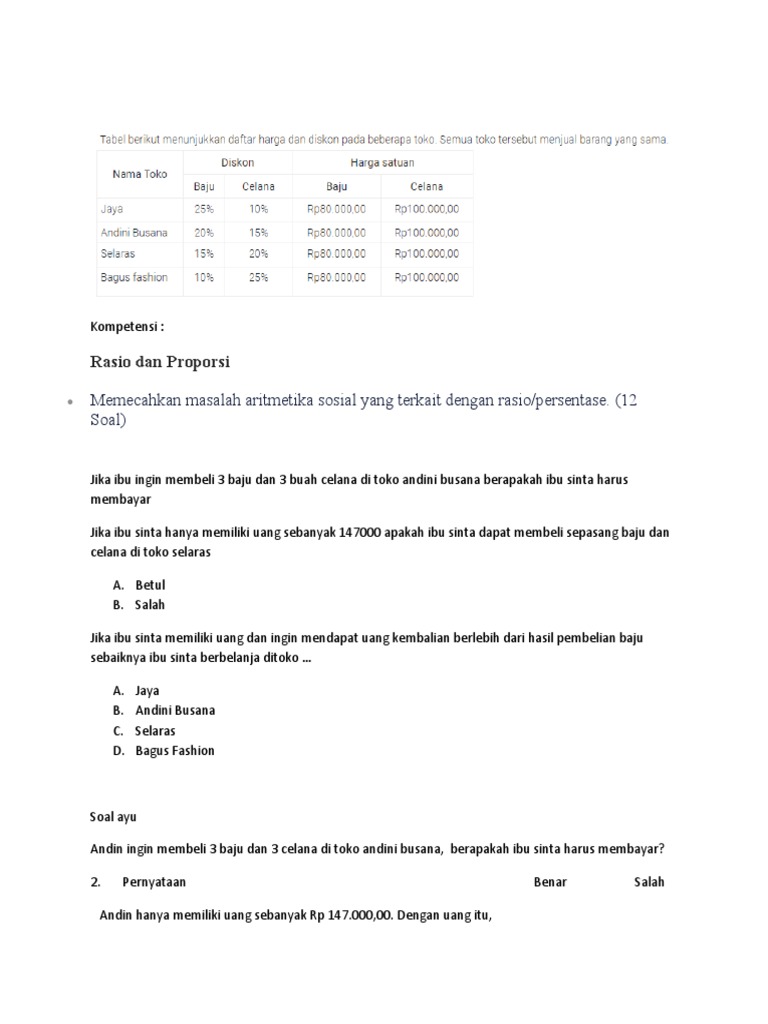 Kompetensi Akm | PDF