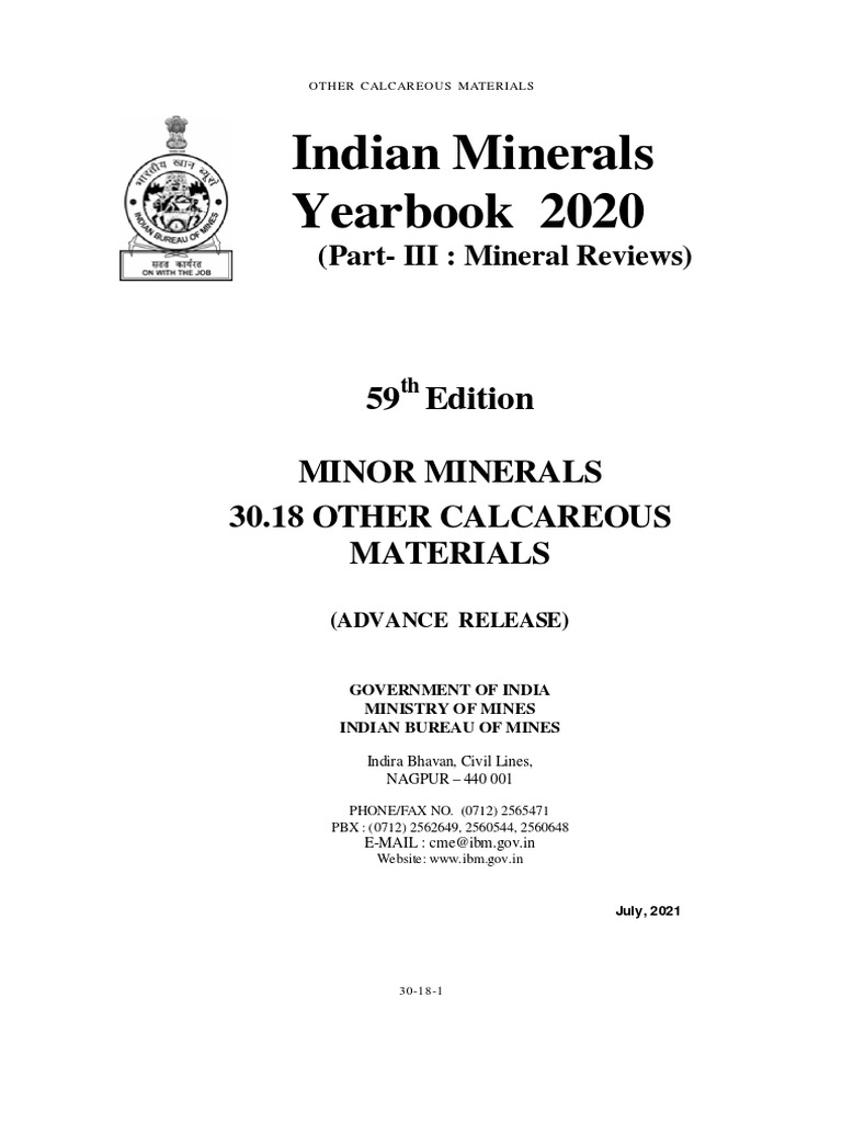 07132021132611other Calcareous Materials 2020 | PDF | Limestone | Chalk