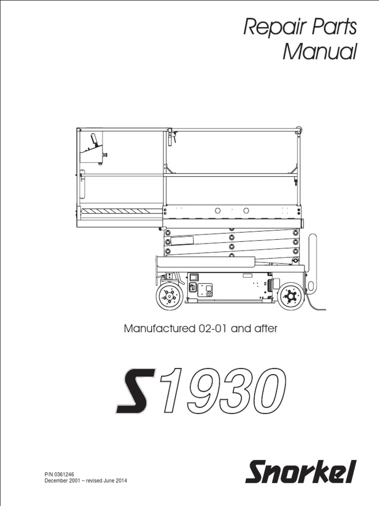 SNORKEL s1930 | PDF | Screw | Manufactured Goods