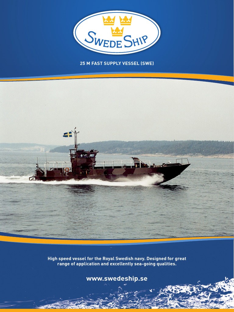 25m Fast Supply Vessel Specifications | PDF | Watercraft | Water Transport