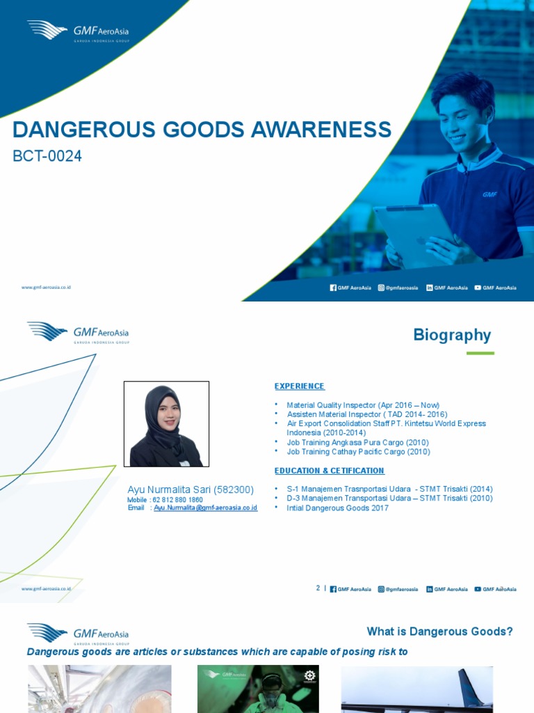Dangerous Goods Awareness | PDF | Dangerous Goods | Hazards