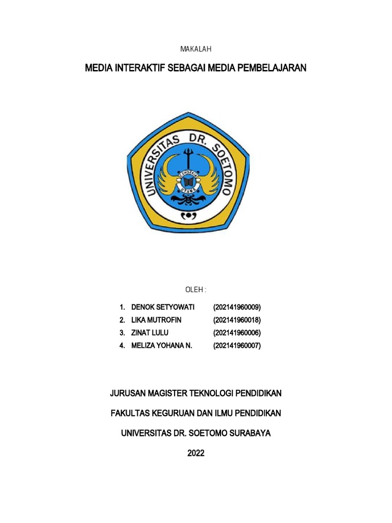 Media Interaktif dalam Pembelajaran | PDF