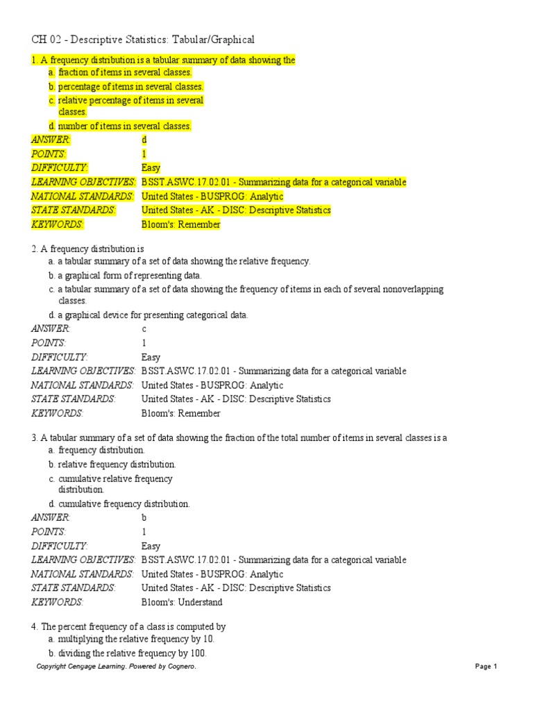 Week 1-2 Exercises | PDF | Descriptive Statistics | Statistics Week 1-2 Exercises | PDF | Descriptive Statistics | Statistics