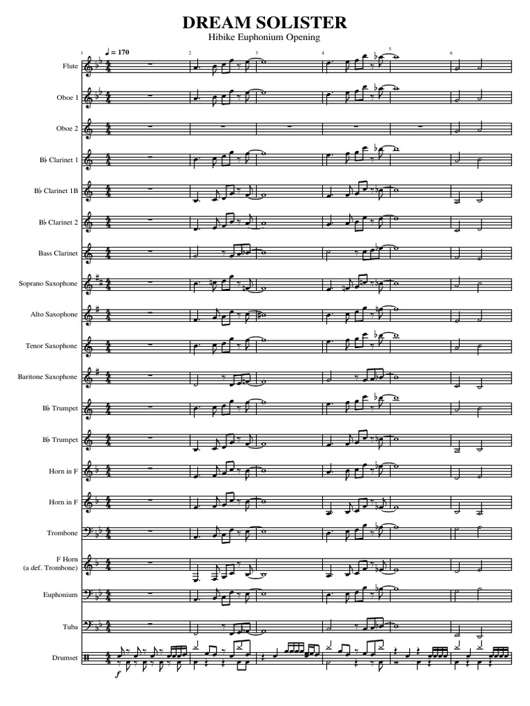 Dream Solister | PDF | Classical Music Groups | Woodwind Instruments