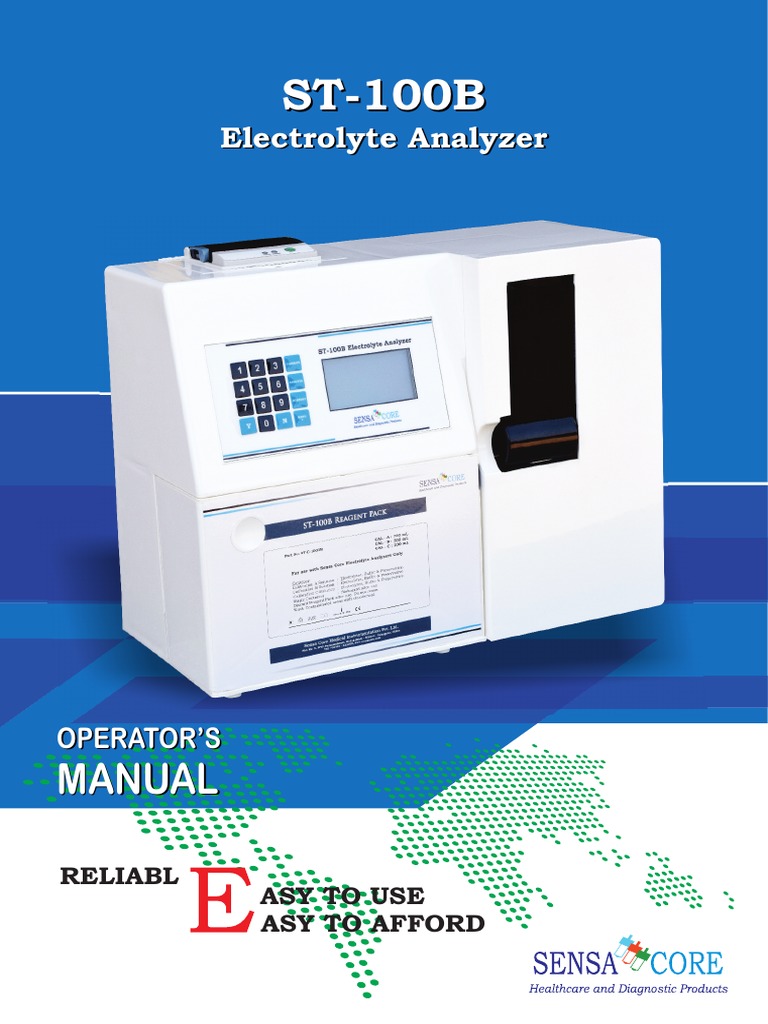 Manual St 100 B Pdf Ph Electrolyte