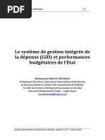 Système GID CT | PDF | Budget | Gouvernance