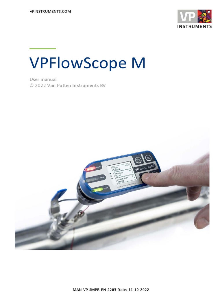 Manual VPFlowScope M - en | PDF | Flow Measurement | Gases