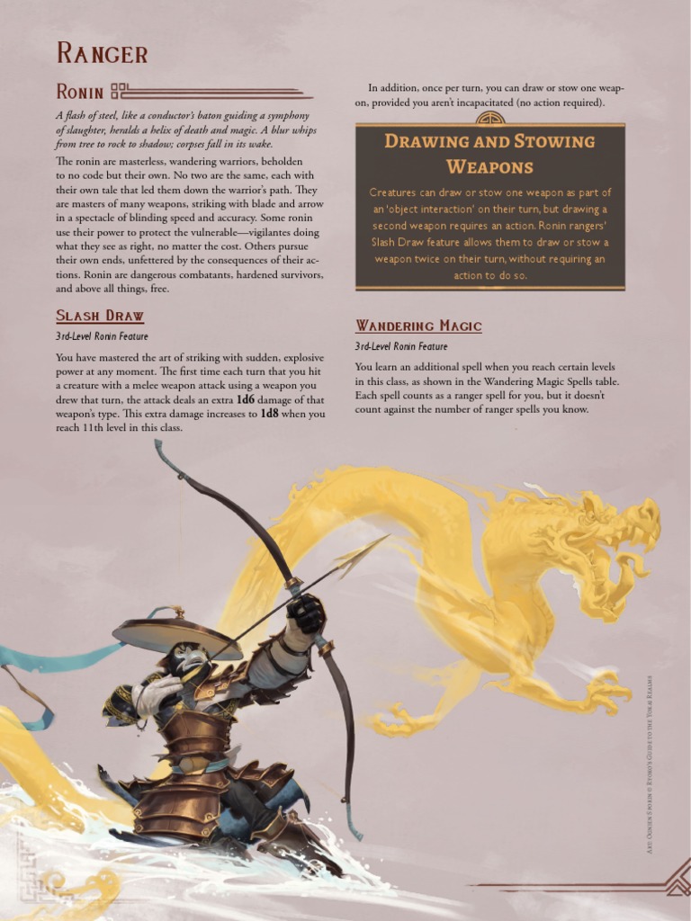 Ronin Ranger A0.2 | PDF