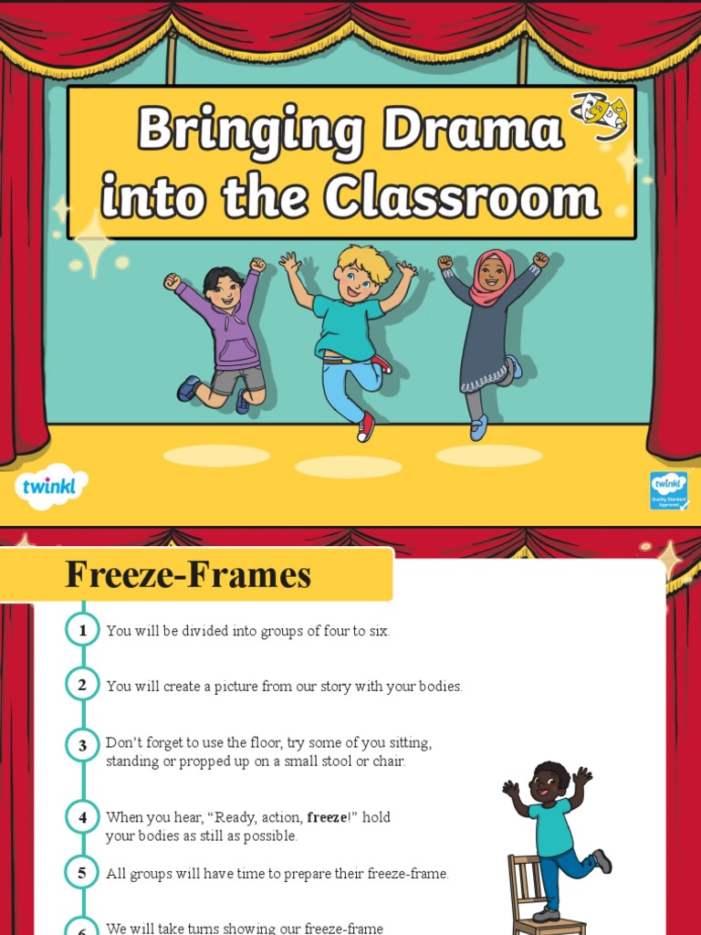Bringing Drama Into the Classroom KS1.Pptx | PDF | Adverb | Poetry