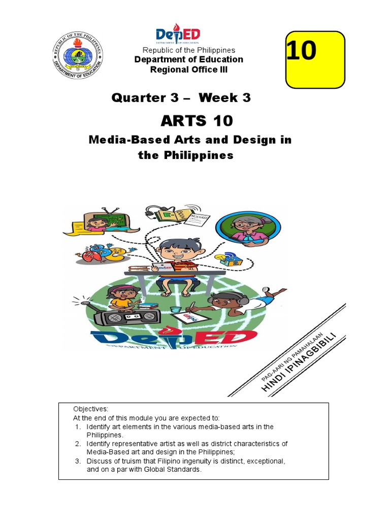 Module Arts10 Q3 W3 | PDF | Cinematography | Acting