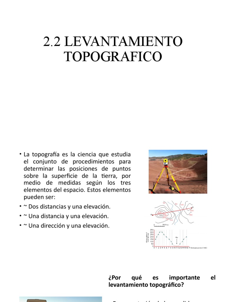 2.2 Levantamiento Topografico | PDF | Topografía