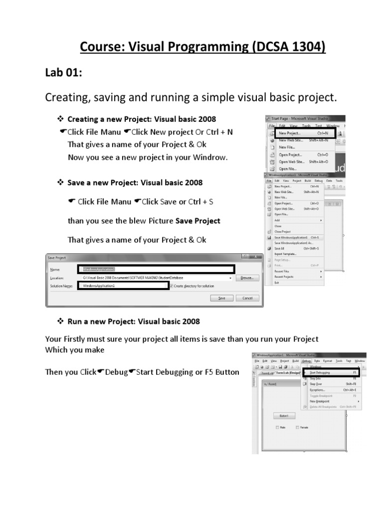 Visual Basic Pdf String Computer Science Control Flow