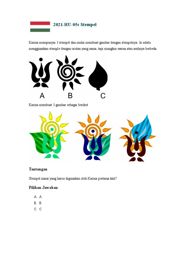 Soal Bebras Siaga | PDF