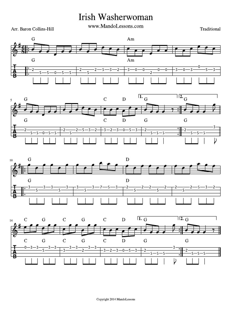 Irish Washerwoman | PDF