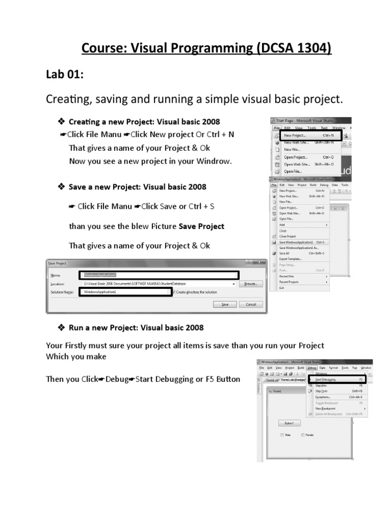 Visual Basic | Download Free PDF | String (Computer Science) | Control Flow Visual Basic | Download Free PDF | String (Computer Science) | Control Flow