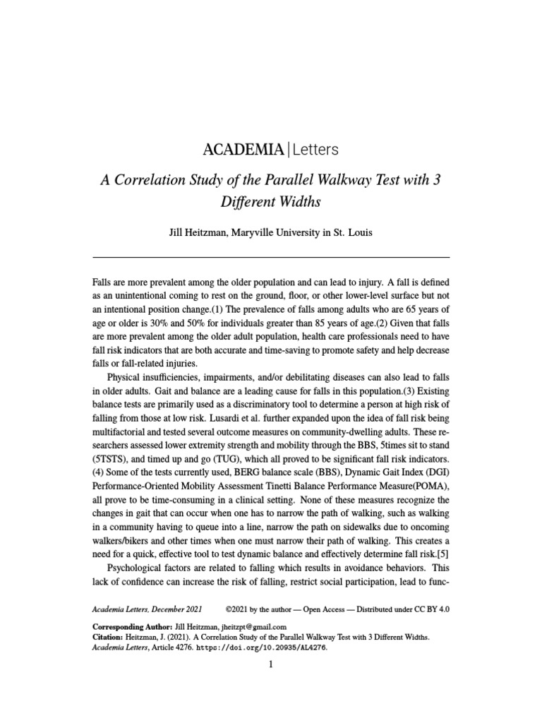 A Correlation Study of The Parallel Walk | PDF