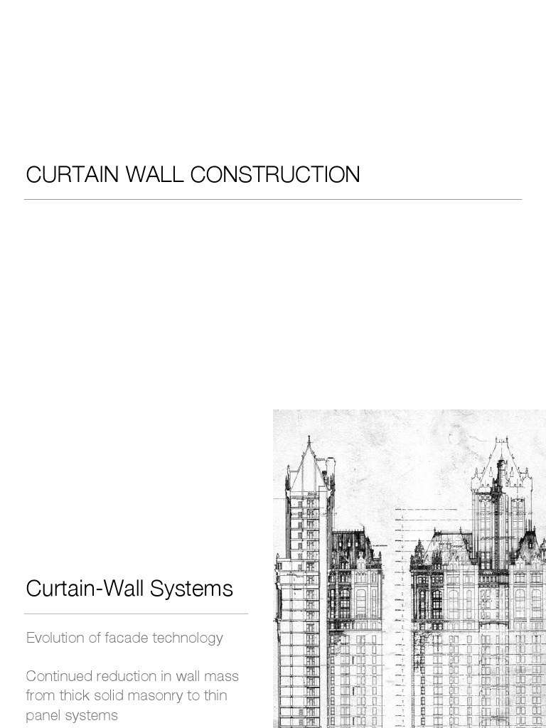 Precast Concrete Curtain Wall Details | PDF | Wall | Precast Concrete