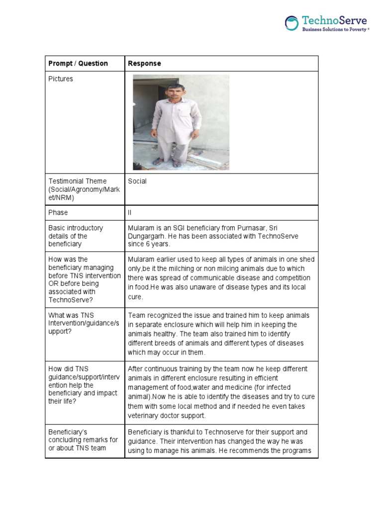 Testimonial Template | PDF | Self-Improvement | Wellness