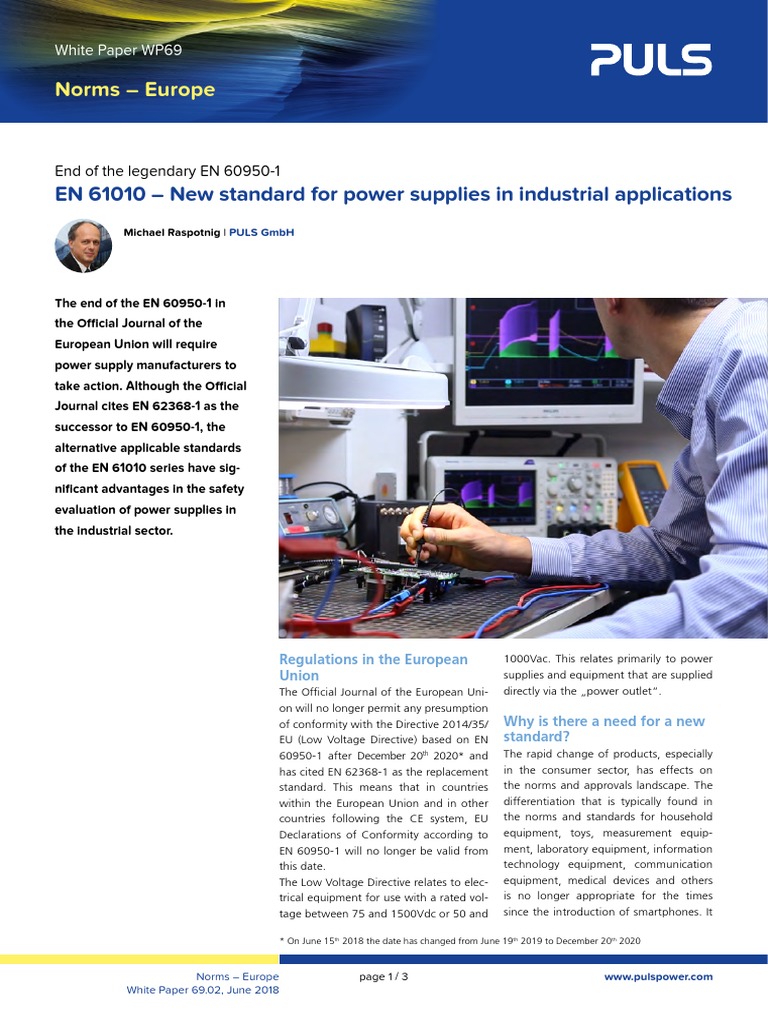 WP69 Norm EN61010 EN | PDF | International Electrotechnical Commission ...