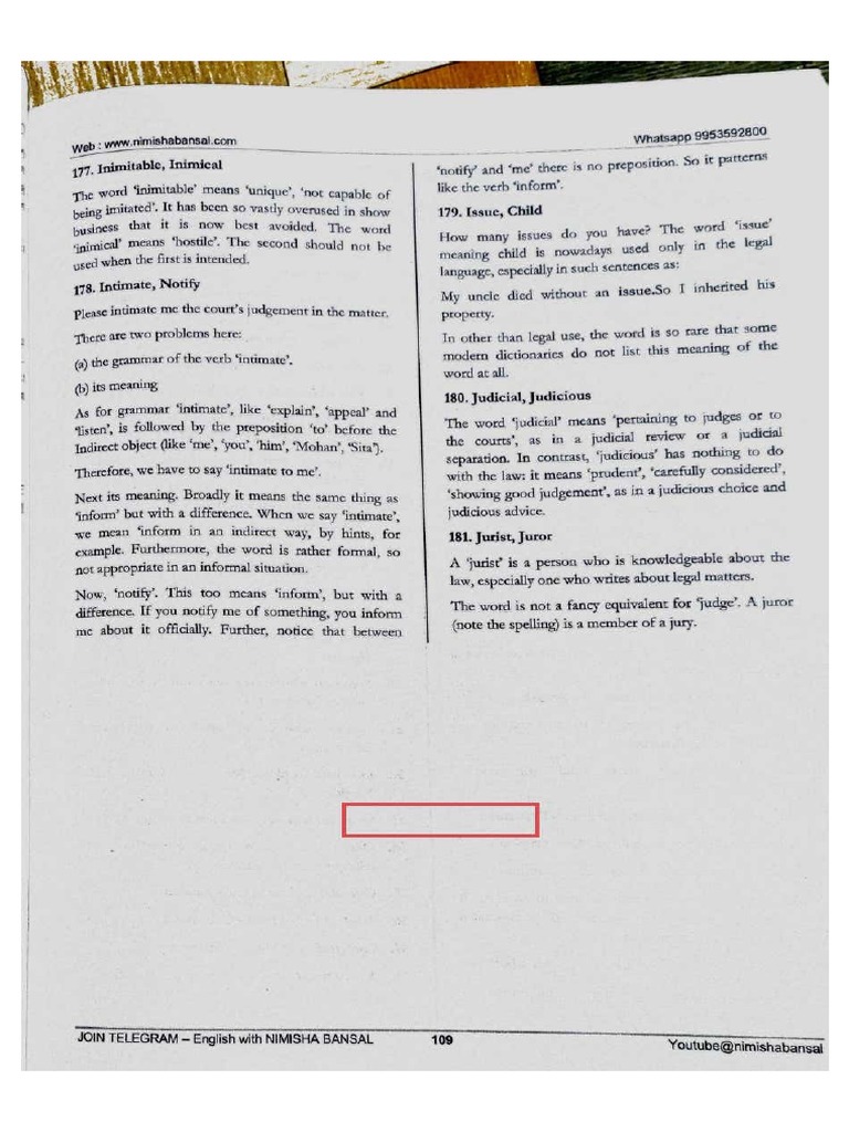 Confusing Words | PDF