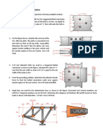 Steel Problem Set Final | PDF | Beam (Structure) | Bending