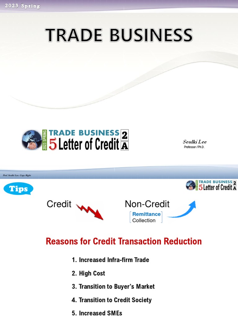 5 - Letter of Credit (2A) | PDF | Letter Of Credit | Money