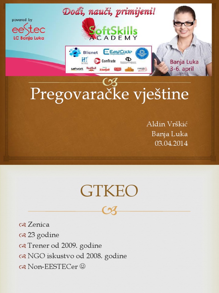 Poslovno Pregovaracke Vjestine SSA 2014 Aldin Vrskic | PDF