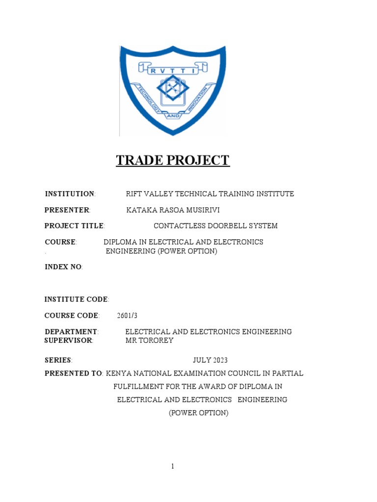 Contactless Doorbell System | PDF | Operational Amplifier | Microcontroller