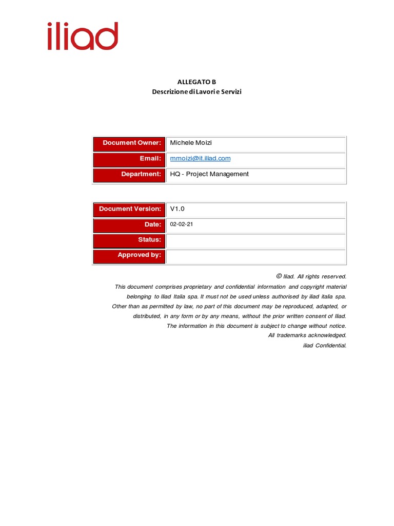 ILIAD - NORMA INSTALLATIVA POP OPEN FIBER - v1.0 | PDF