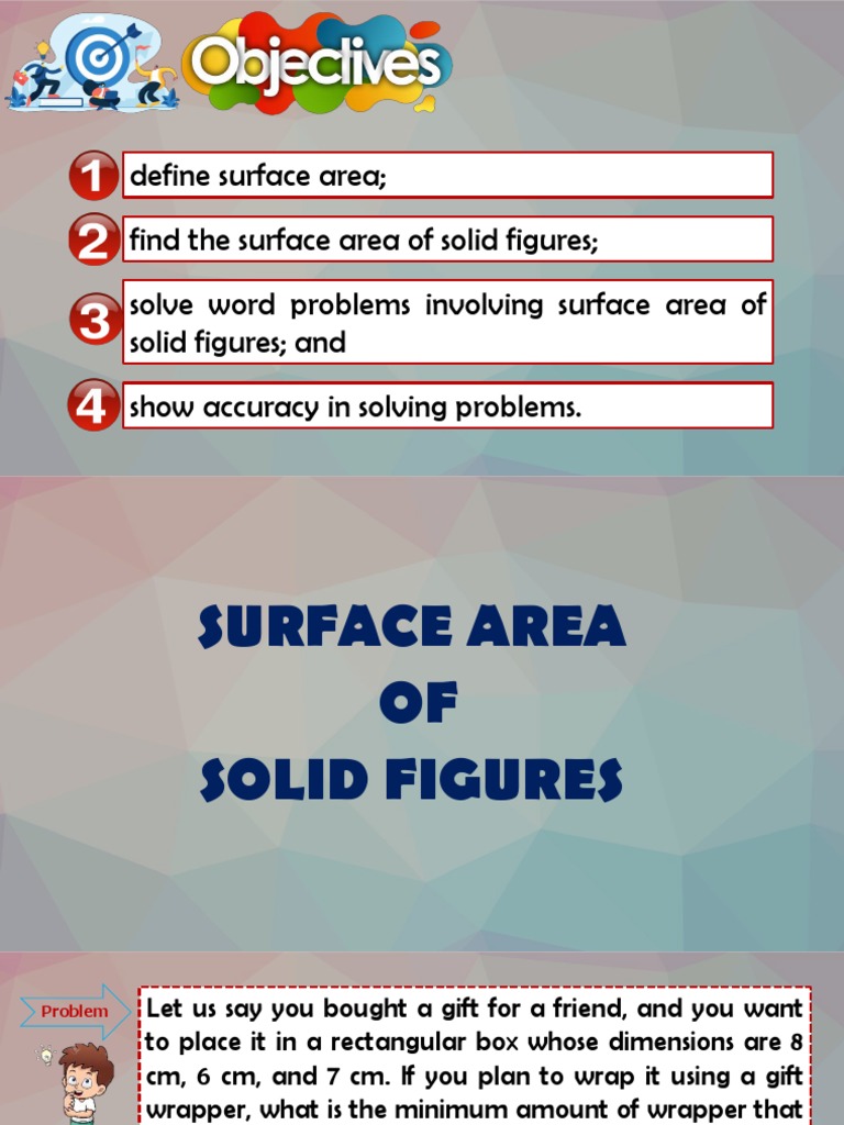 Lesson_4-Surface_Area_of_Solid_Figures | PDF | Area | Length