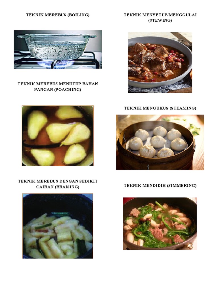 TEKNIK MEREBUS Memasak | PDF